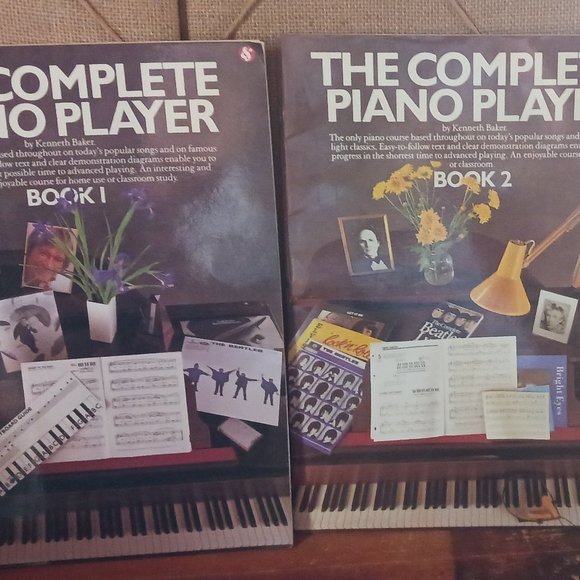 Other | The Complete Piano Player Books 1 2 Kenneth Baker | Poshmark